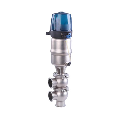 Factory Sanitary Pneumatic Diverter Valves with Control Head Supplier ...