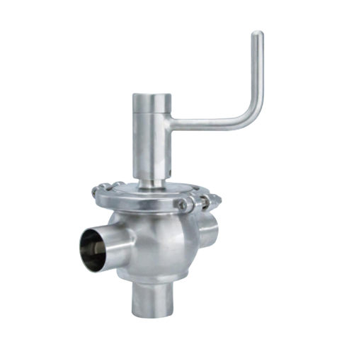 Stainless Steel L Sanitary Manual Shut-off Diverter Valves Supplier ...